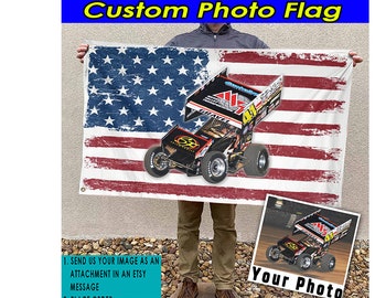 Quarter Midget Flag - Etsy