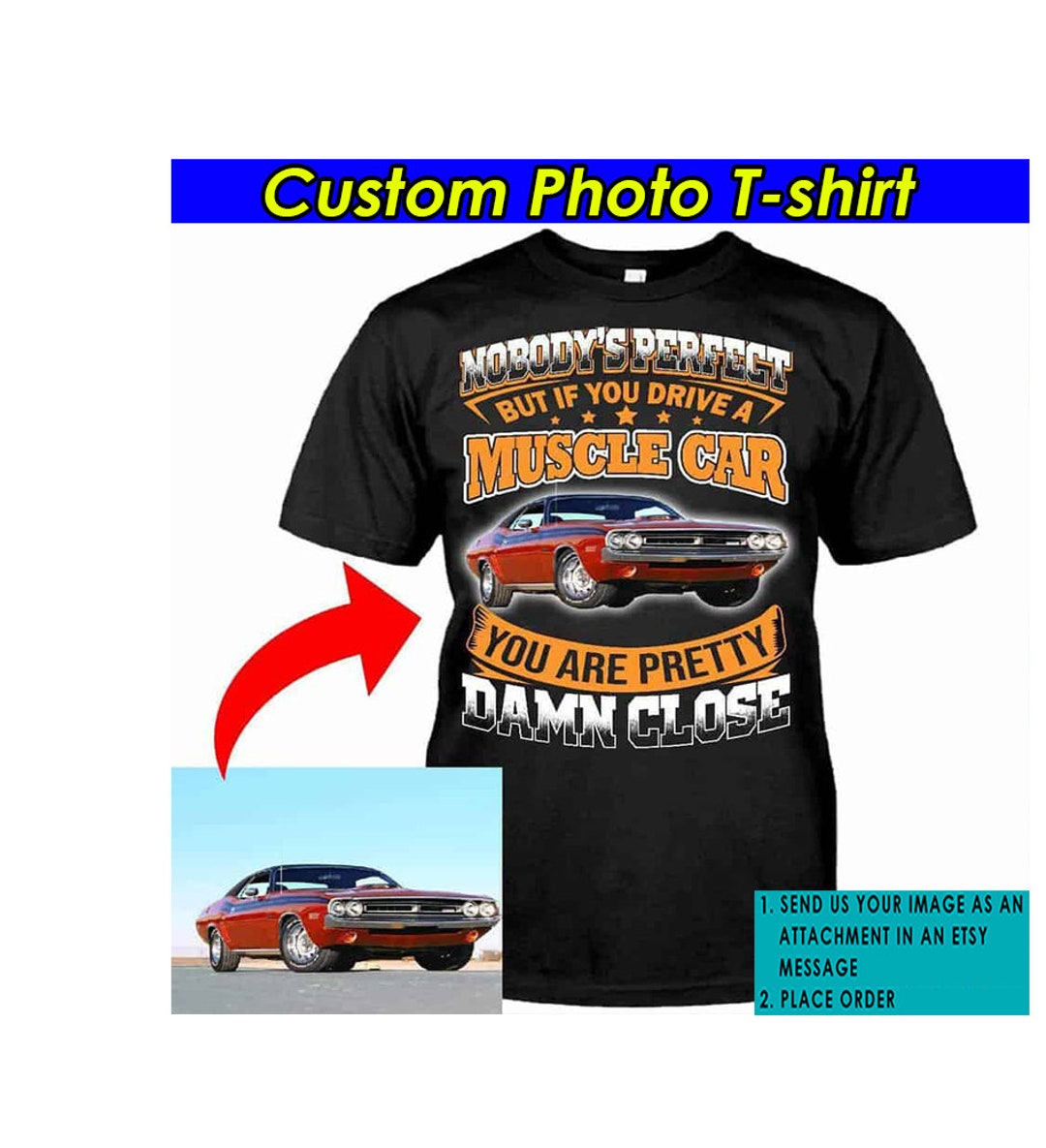 Funny Muscle Car Personalized T-shirt, Unique Gift for Car Lovers ...