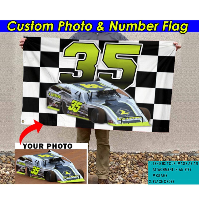 Checkered Flag Silver - Etsy