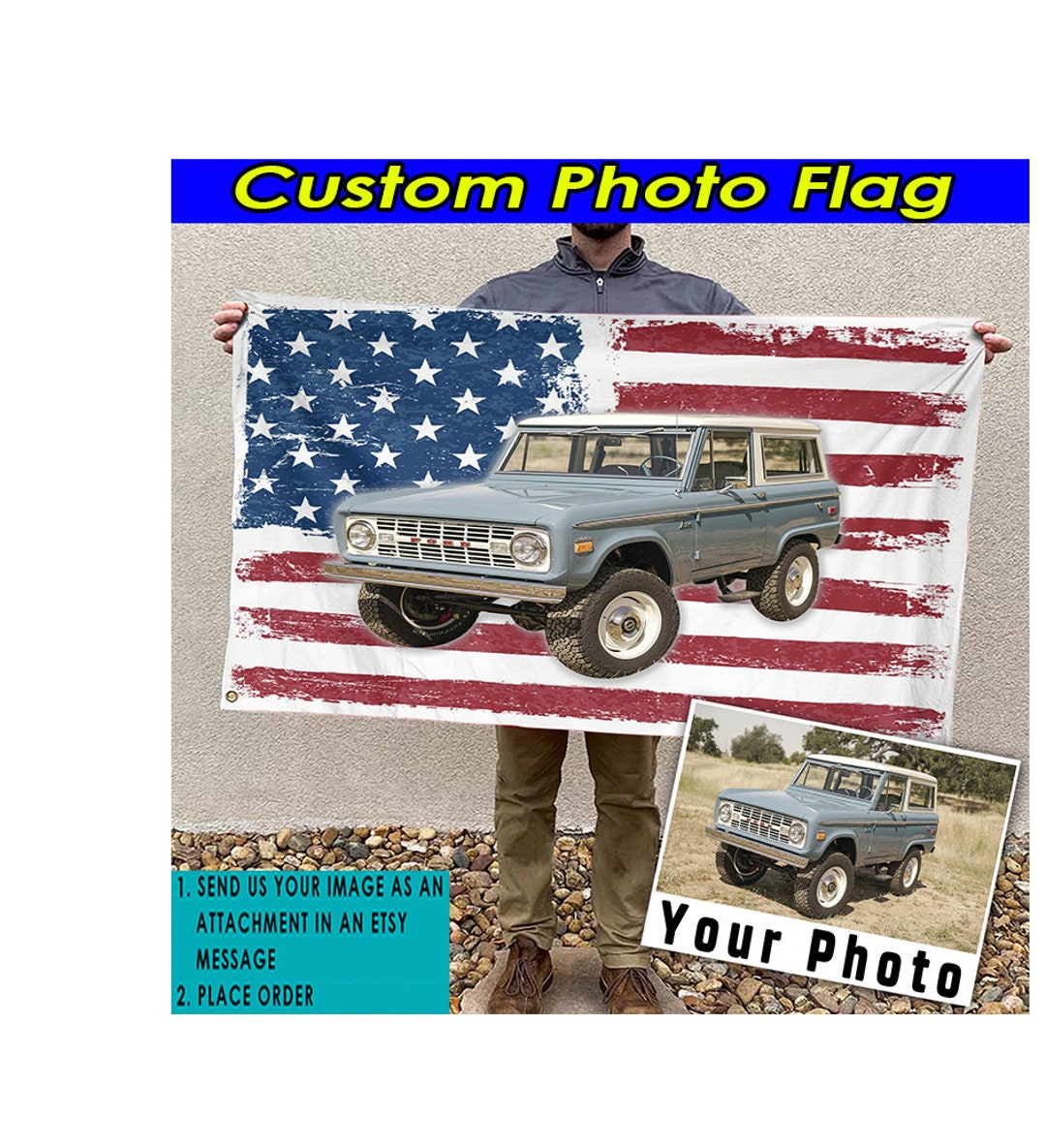 Suvs Off-road Defender Personalized American House Flag, Gifts for Car ...