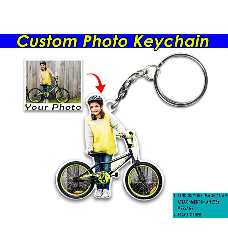 BMX Cycling Biking Personalized Keychains, Cycling Keychain, Mountain ...