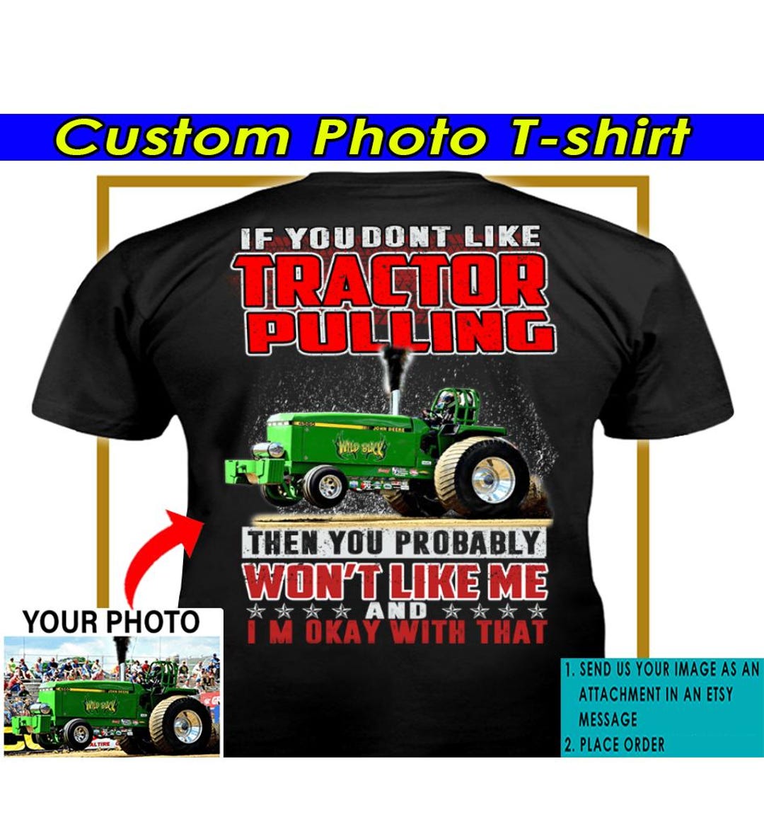 Funny Tractor Pulling Personalized T-shirt, Gifts for Tractor Pull ...