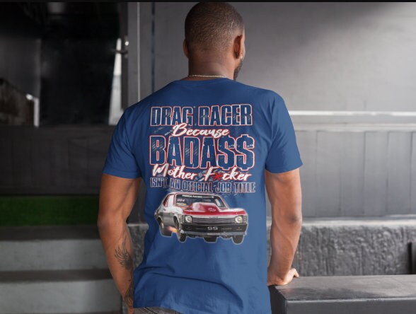 Funny Drag Racing Racer Gift Personalized Photo T-shirt, Cool Gift for ...
