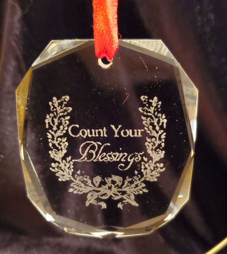 Glass Crystal Laser Engraved Personalized Photo Ornament - Etsy