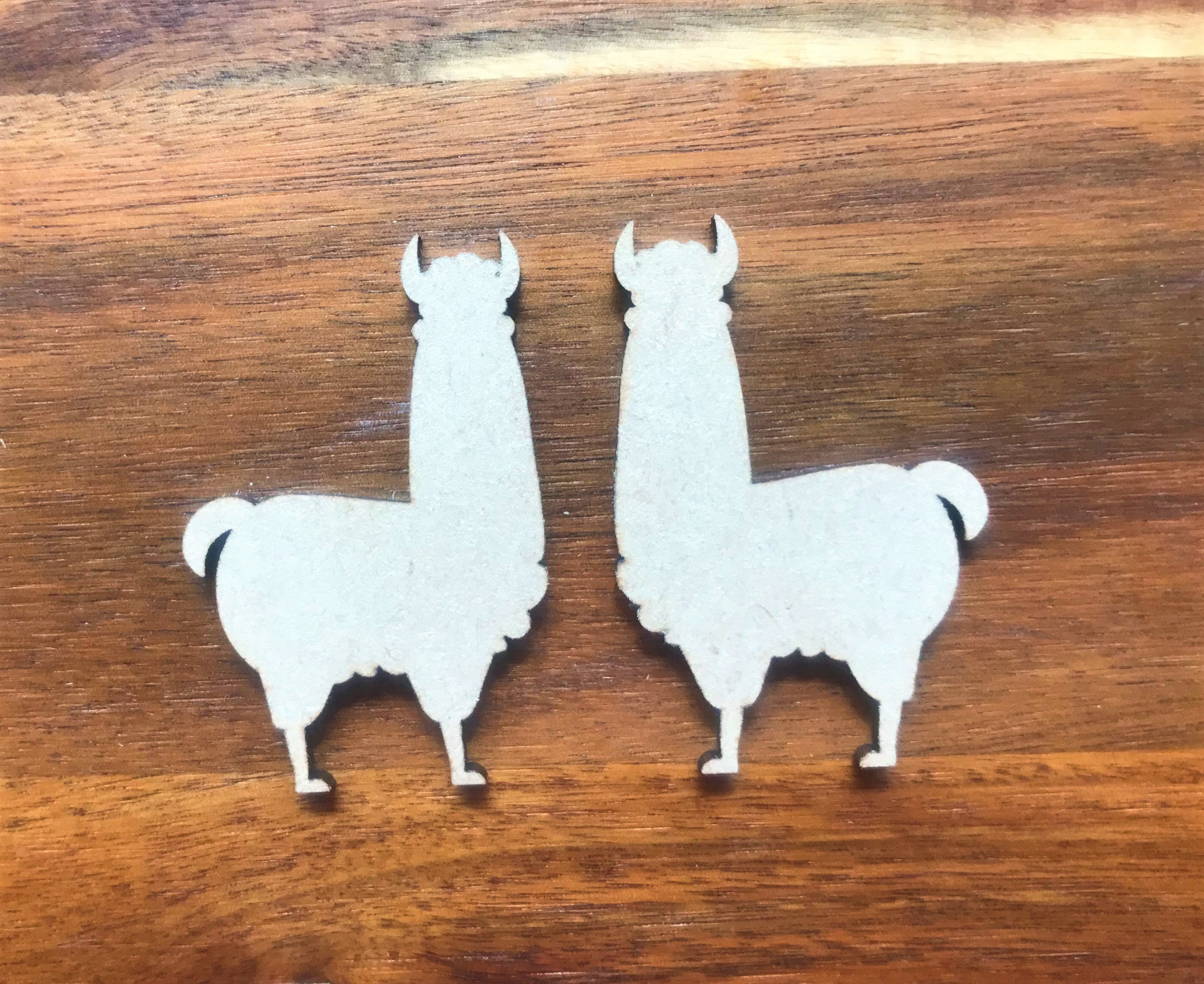 Llama/alpaca Wooden Craft Shape Embellishments Farm Craft Art - Etsy UK