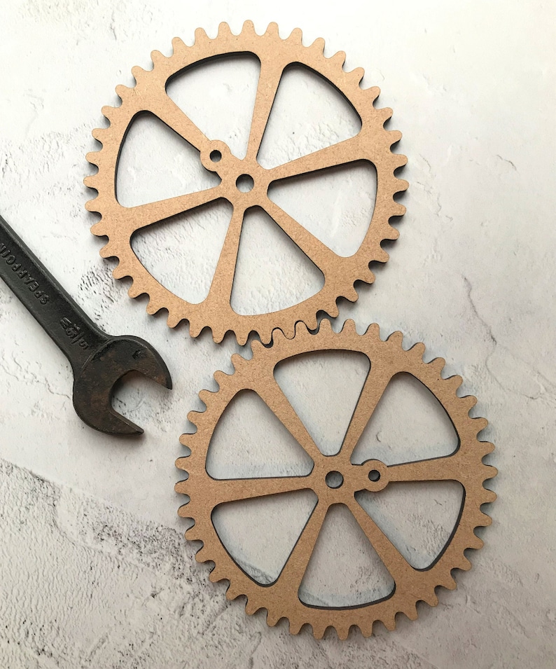Wooden Steampunk Rotating Gears Cogs Industrial Decoration Cog - Etsy