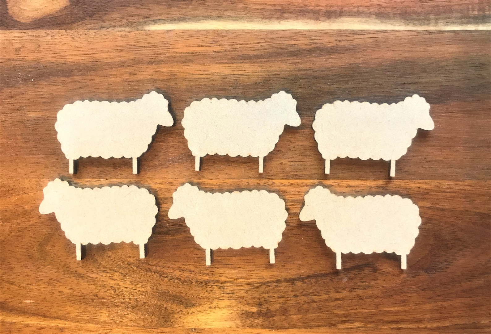 Wooden Sheep Cutout Shape Wooden Sheep Craft Art Embellishment | Etsy
