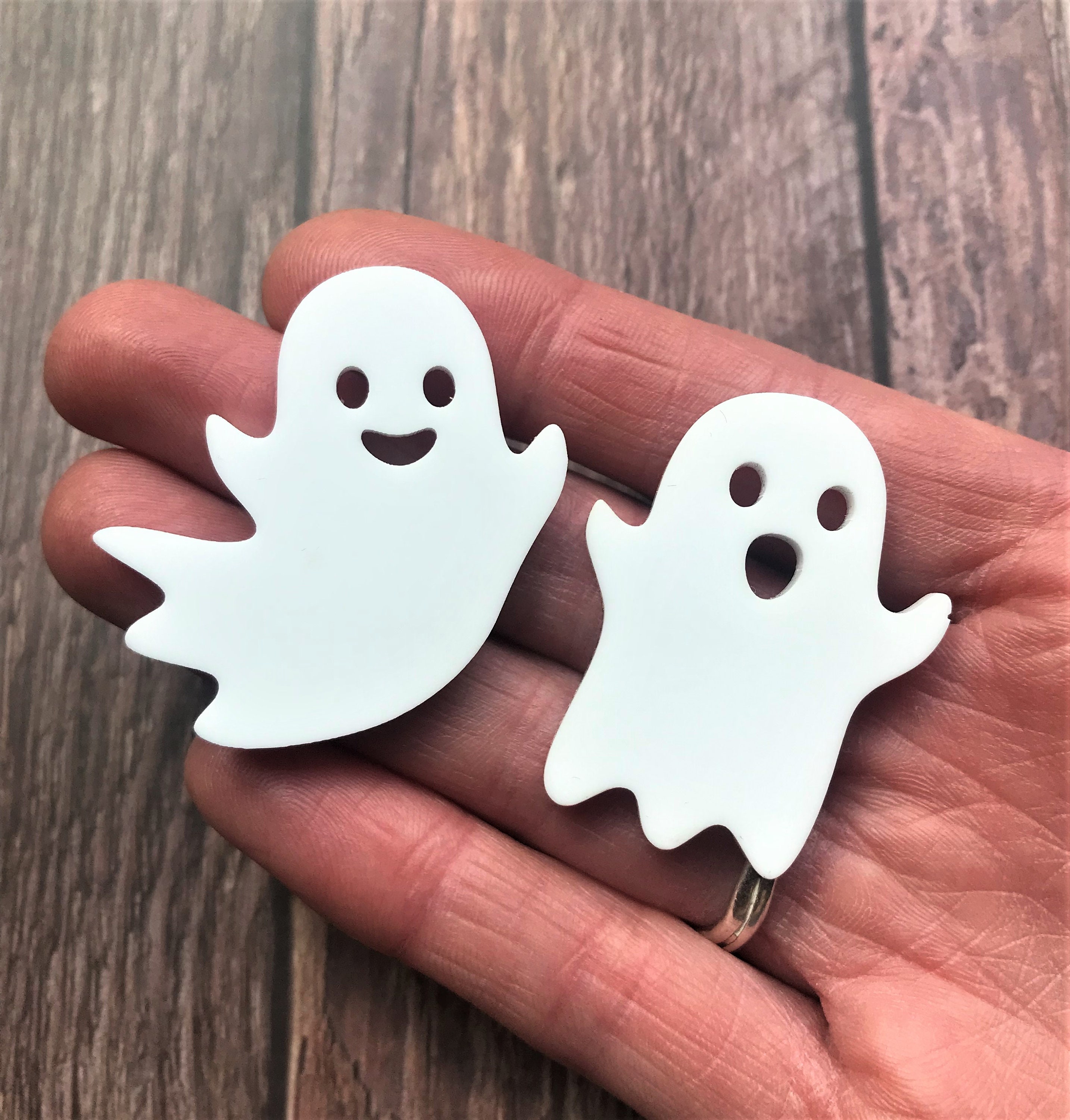 Ghost Charm Shape Embellishments for Jewellery Pendant - Etsy UK