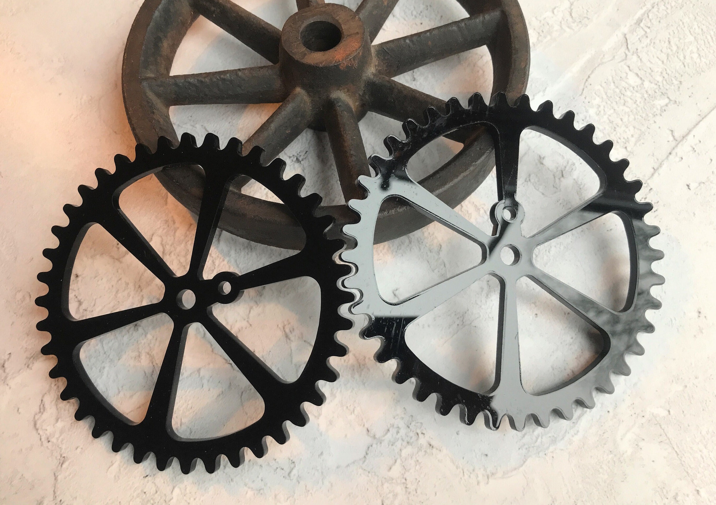 Steampunk Gears Interlocking Black Acrylic Meshing Cogs Gear - Etsy Canada