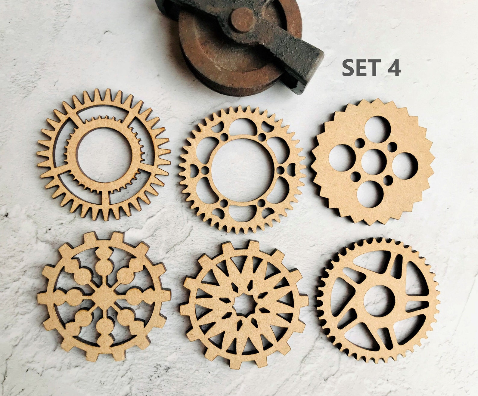 Wooden Steampunk Rotating Gears Cogs Industrial Decoration Cog - Etsy UK