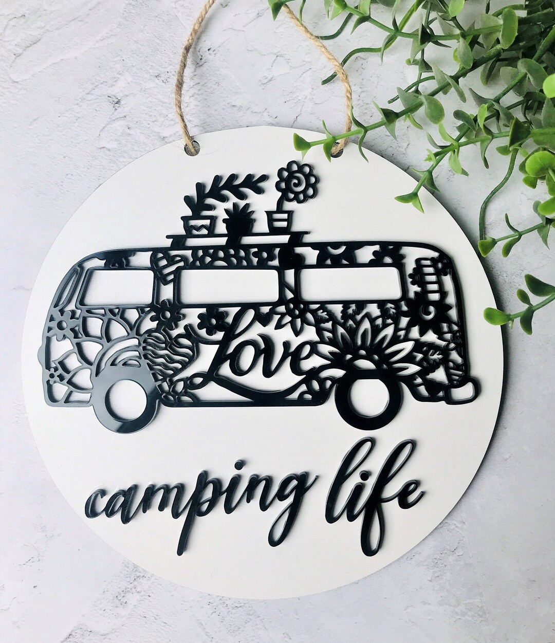 Caravan Gift, Caravan Sign, Retro Campervan Art, Motorhome Decoration ...