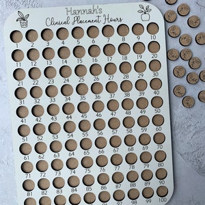 Personalised Counselling 100 Hours Tracker: Student Therapist Gift ...