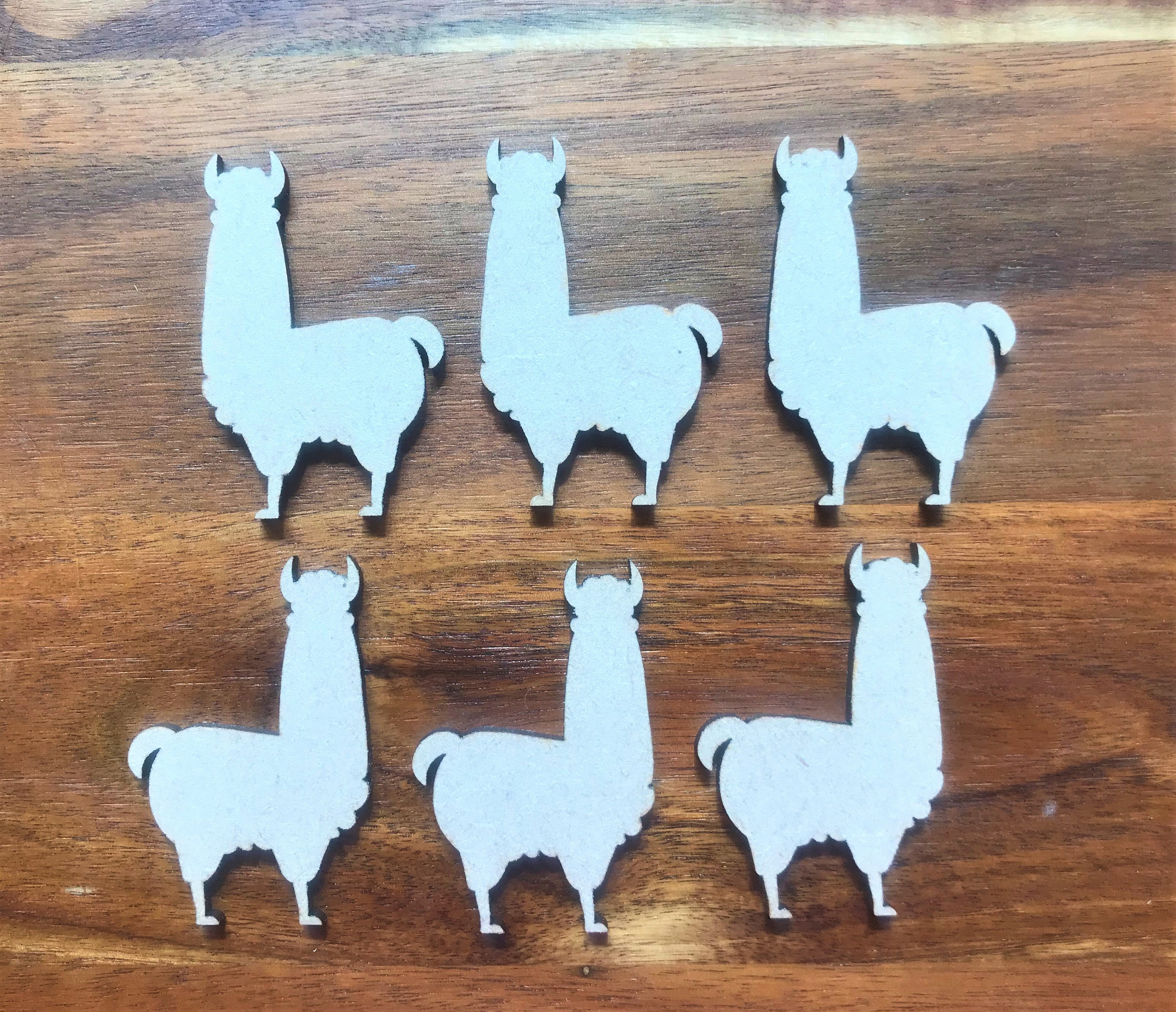 Llama/alpaca Wooden Craft Shape Embellishments Farm Craft Art - Etsy UK