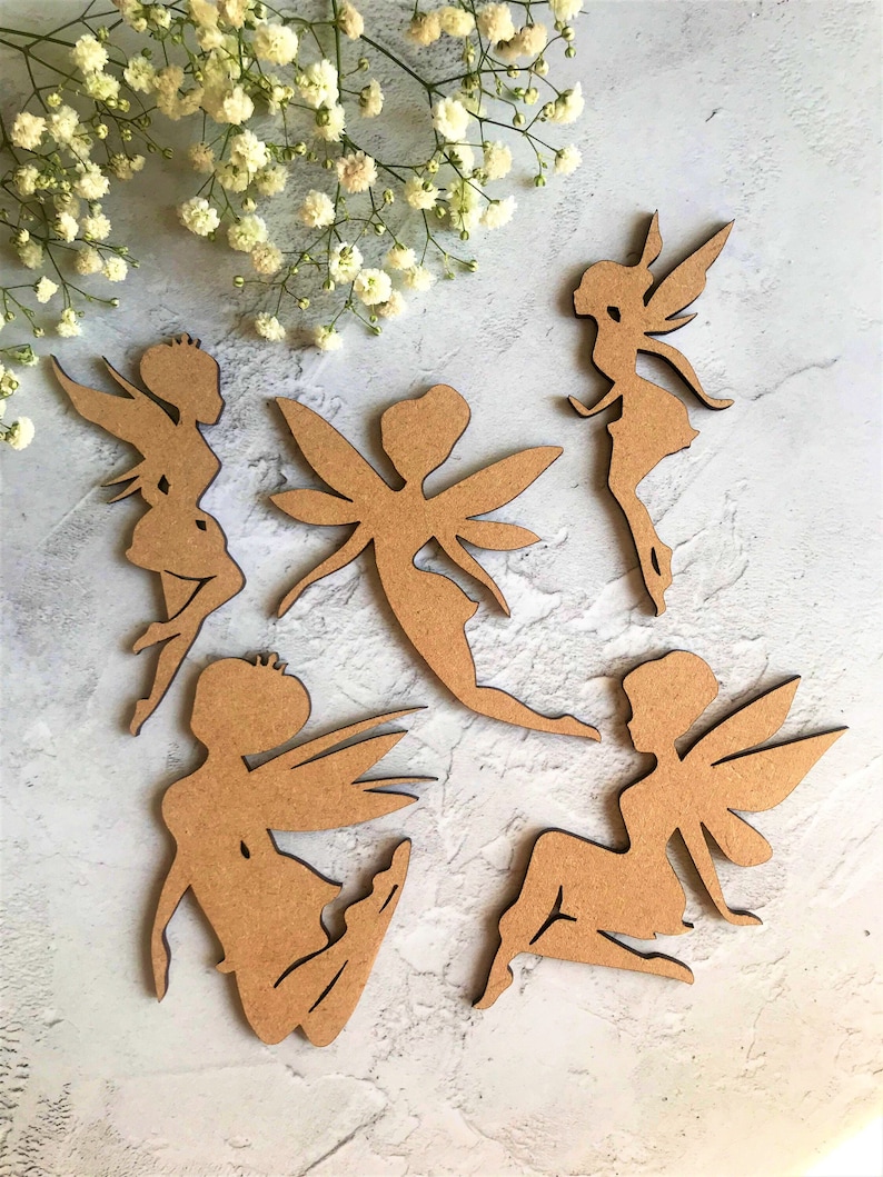Fairy Craft Shapes Wooden Fairy Templates Fairy Door Fairy - Etsy