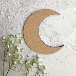 Crescent Moon Shapes Craft Jewellery Embellishments Celestial ...