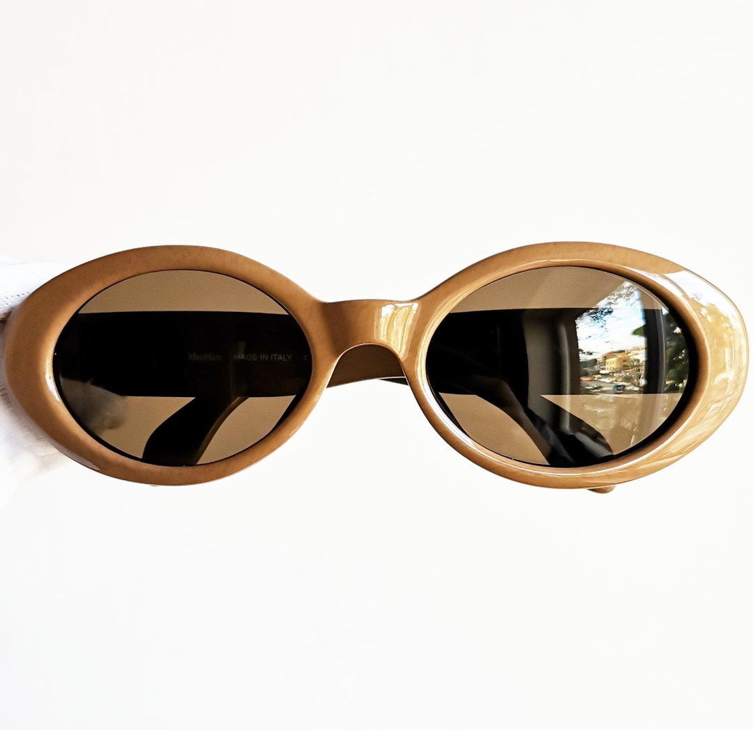 MAX MARA Vintage Sunglasses Oval MM11/S Rare Clout Goggles Migos ...