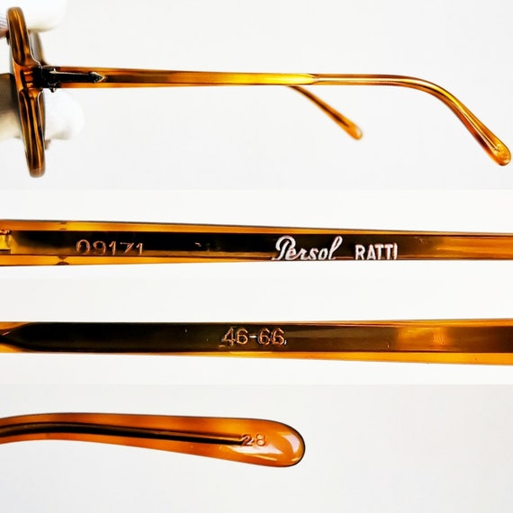 PERSOL RATTI vintage sunglasses rare round tortoise b… - Gem