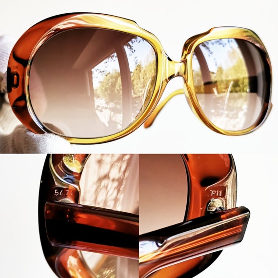 PERSOL RATTI vintage sunglasses rare round square mas… - Gem