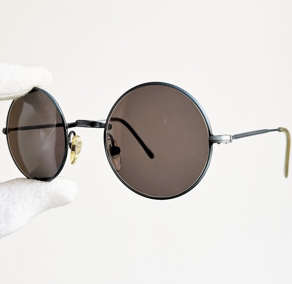 VERSACE vintage sunglasses round sideral blue frame r… - Gem