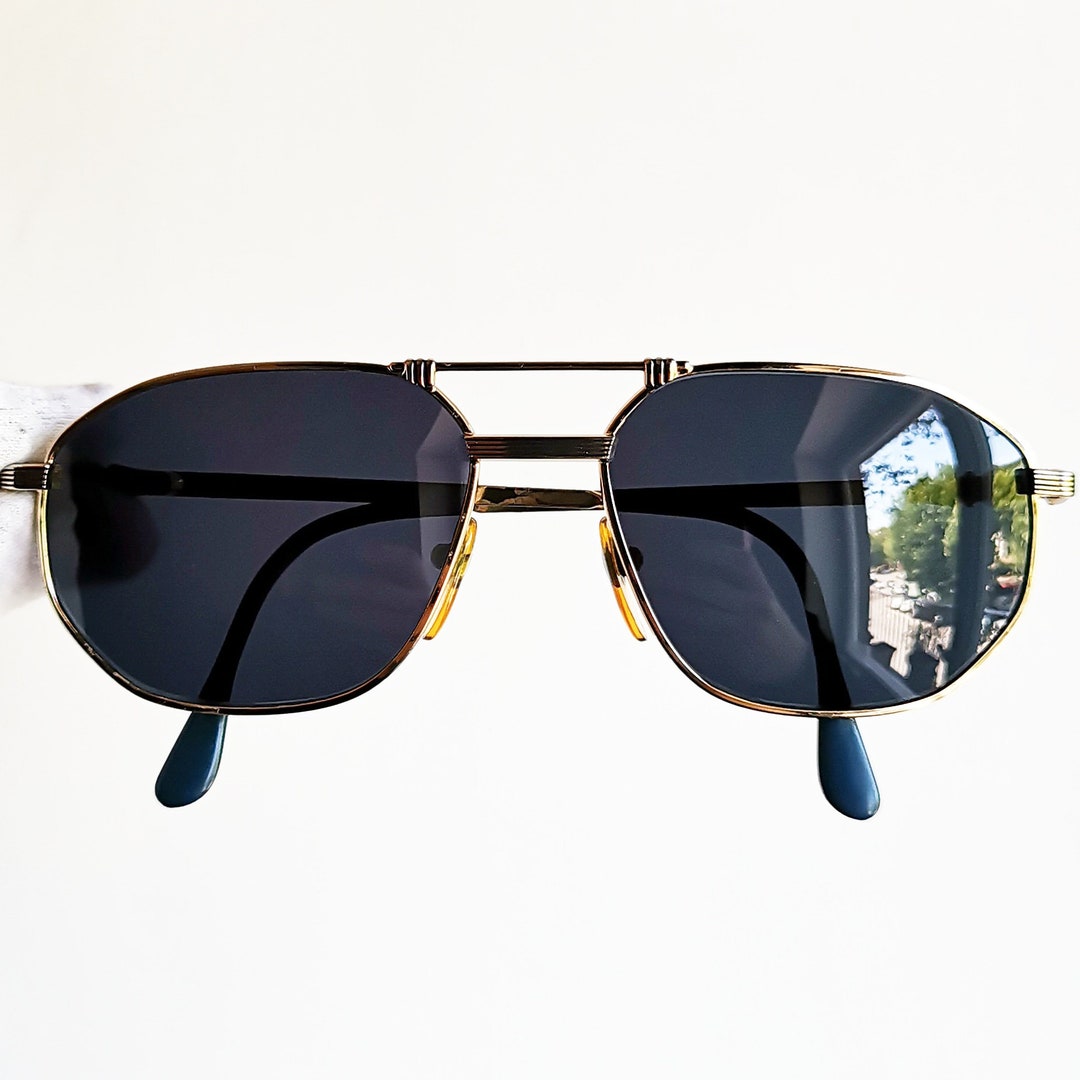 GALILEO Vintage Sunglasses Aviator Pilot Squared Drop Sun Shape Shade ...