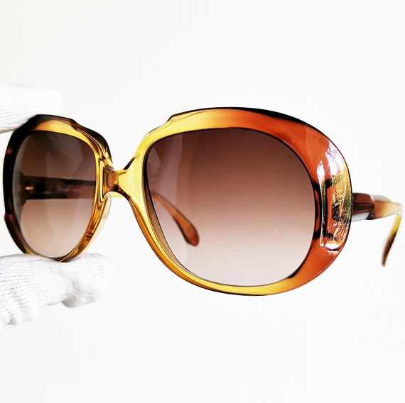 PERSOL RATTI vintage sunglasses rare round square mas… - Gem