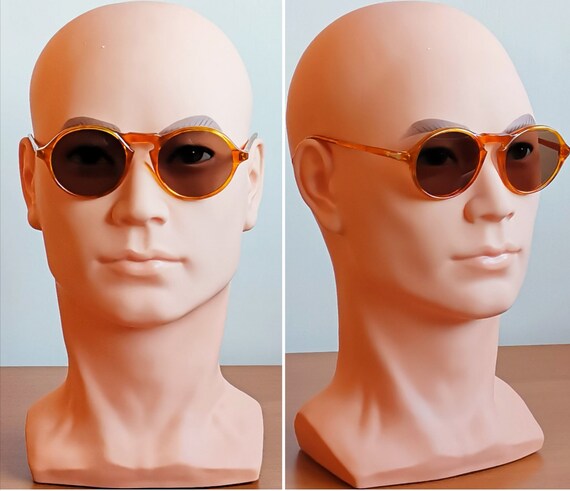 PERSOL RATTI vintage sunglasses rare round tortoise b… - Gem