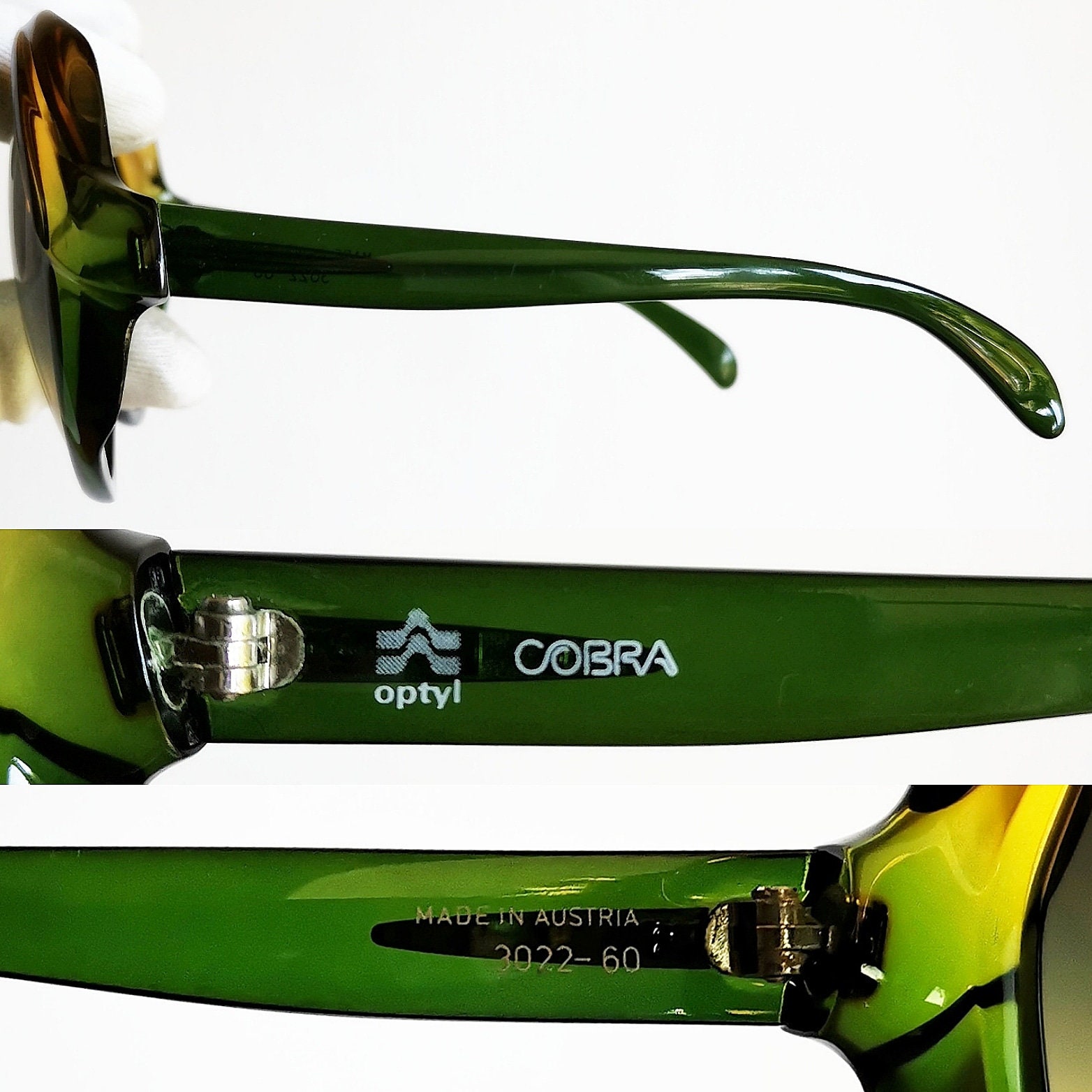 Cobra Vintage Sunglasses Rare Extremely Oversize Big French Etsy