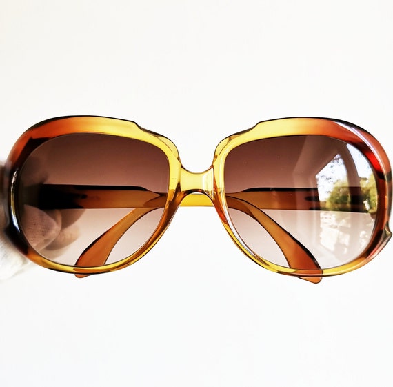 PERSOL RATTI vintage sunglasses rare round square mas… - Gem