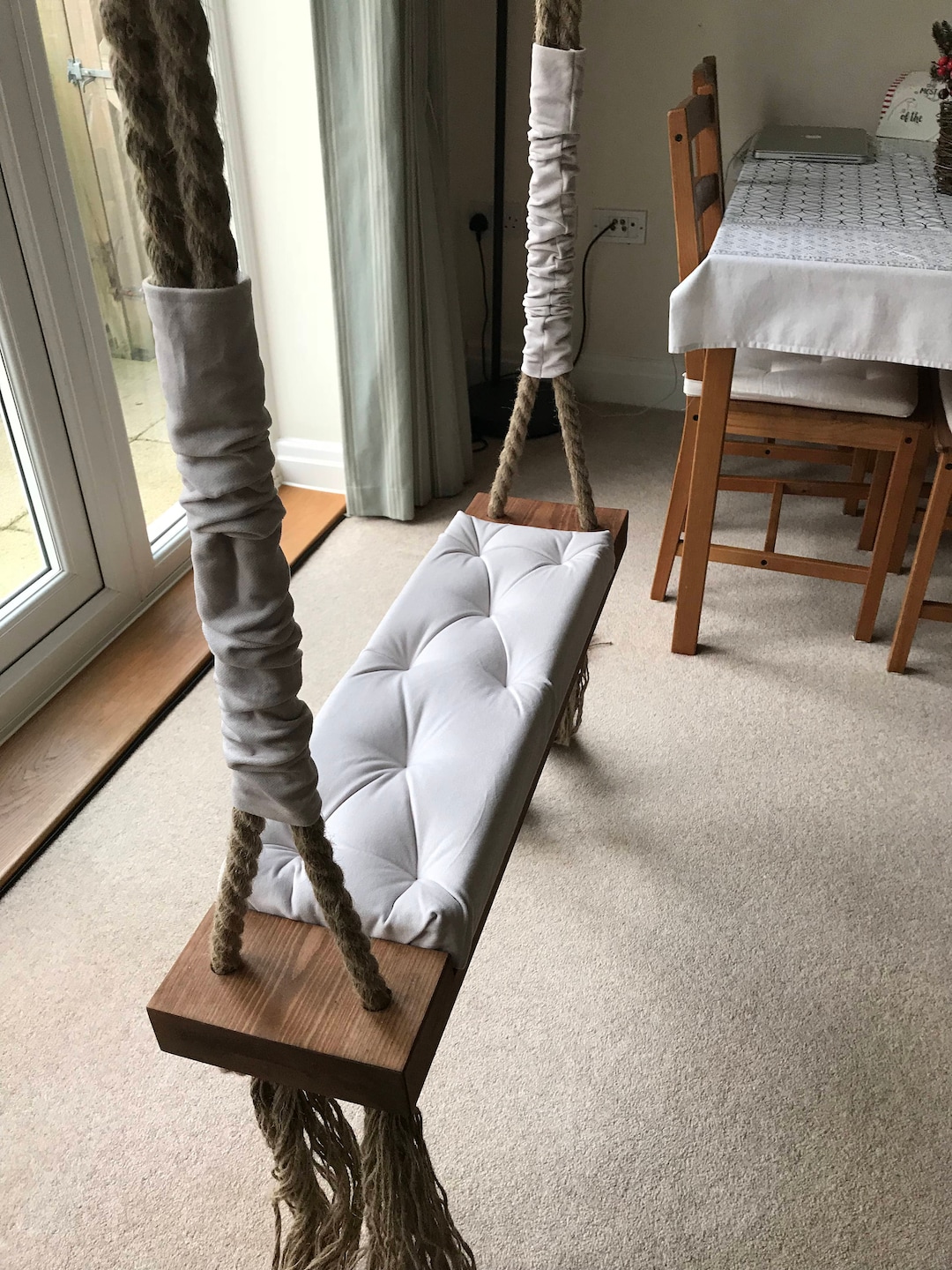 Large Vintage Luxury Swing Adults Size, or Toddlers. Inside Swing ...