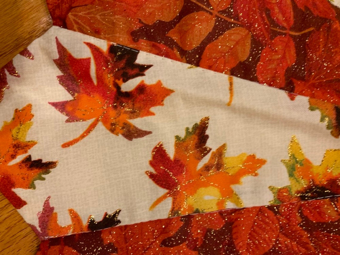 Autumn tree skirt 26 inch diameter table top Fall small | Etsy