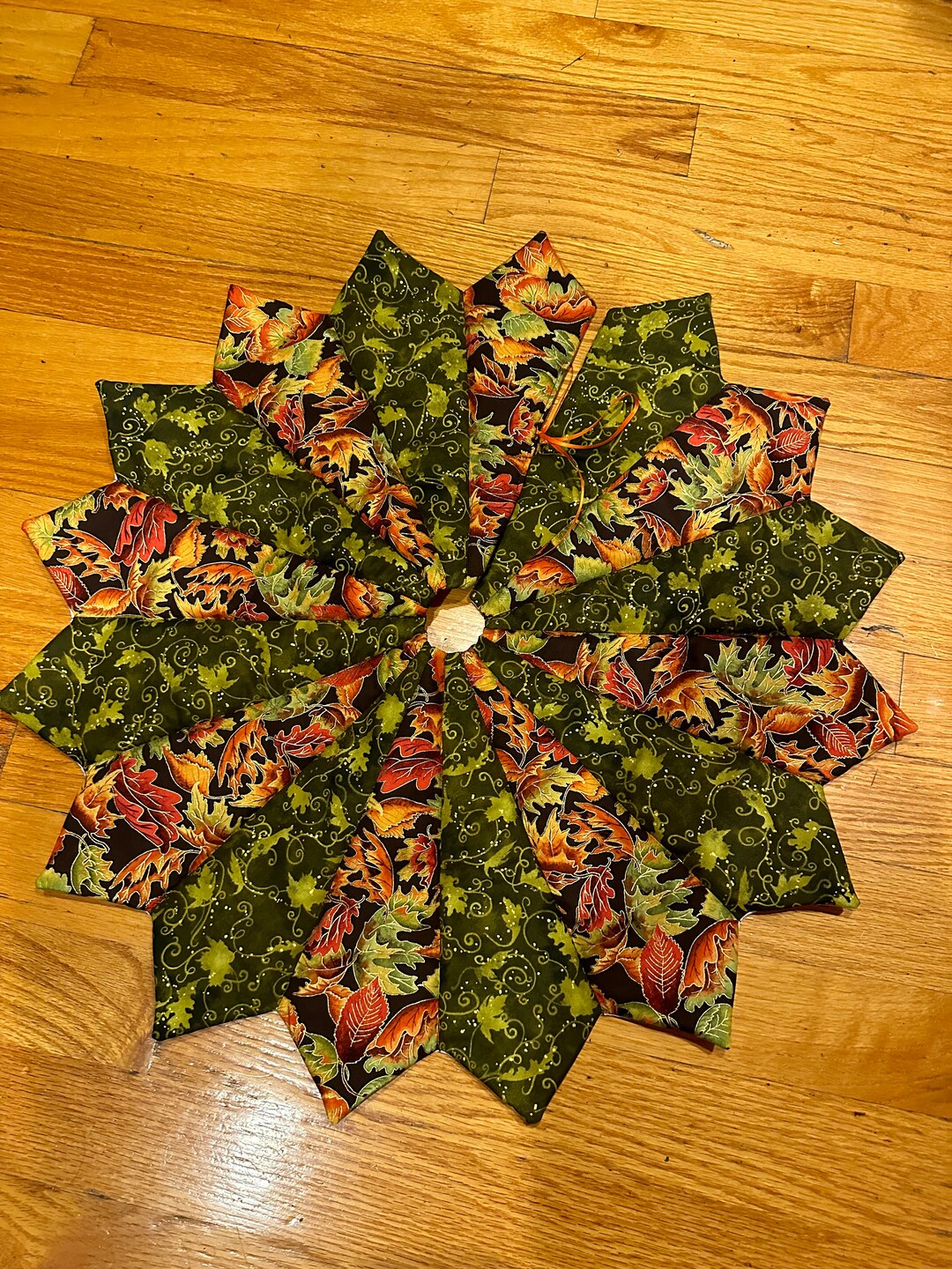 Autumn Tree Skirt, 26 Inch Diameter, Table Top, Fall, Small, Harvest ...
