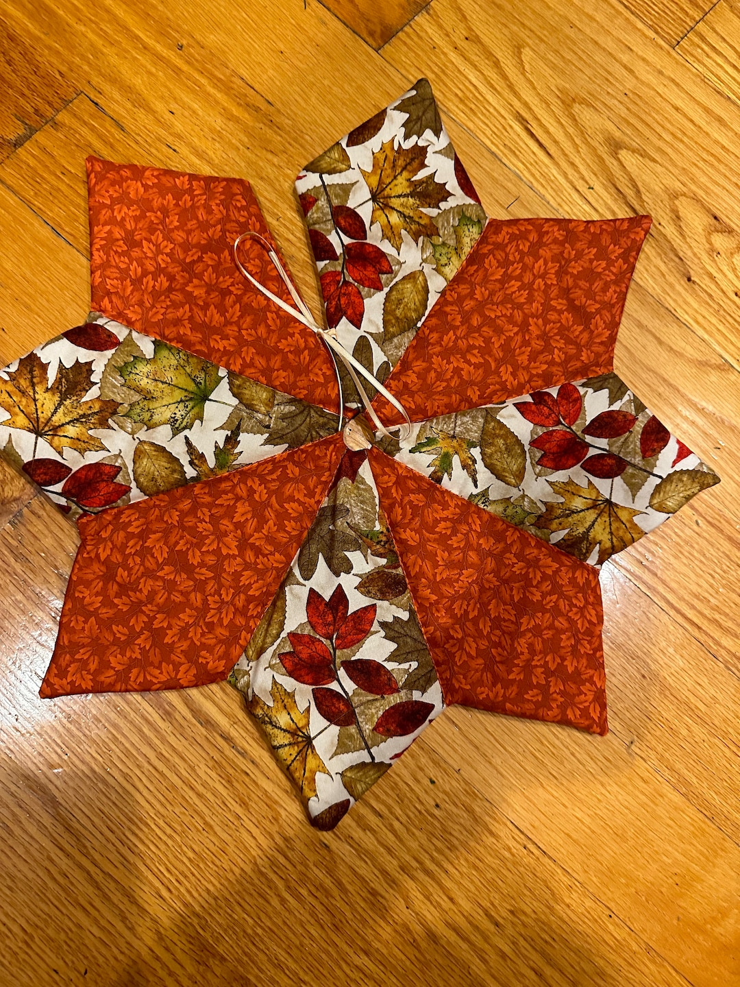 Autumn Leaves Tree Skirt: Fall Colors, 8-panel Design - Etsy