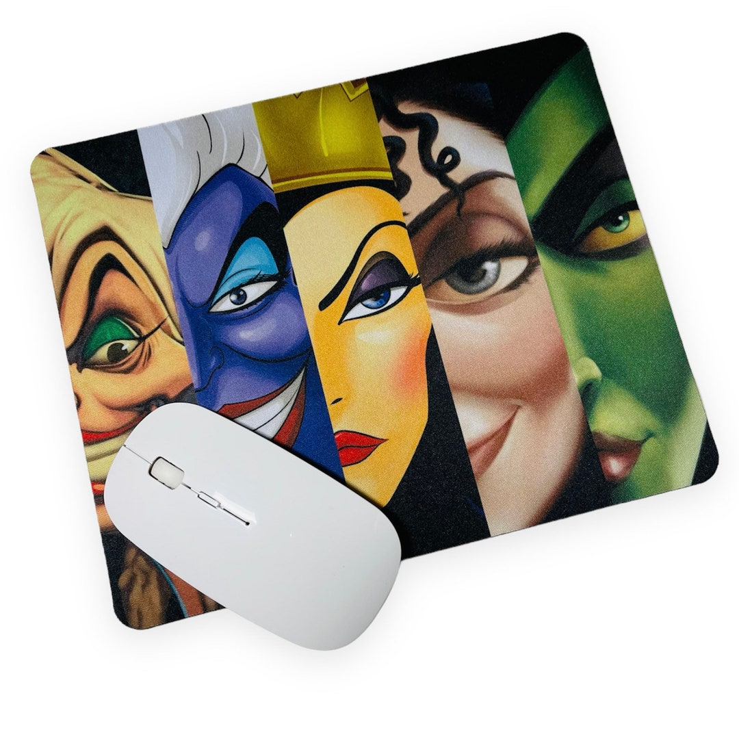 Villains Mouse Pad Villain Queens Mouse Pad Evil Queen Mouse - Etsy