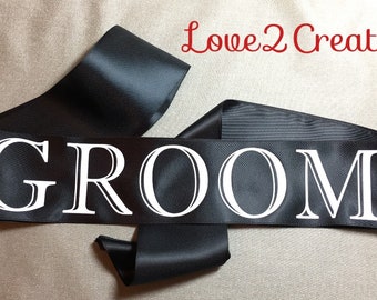 Mr Groom Wedding Shower Bachelor Sash - Etsy