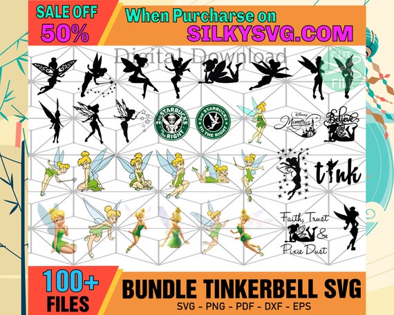 Tinkerbell Svg Bundle Disney Svg Tinkerbell Svg Dad Svg - Etsy