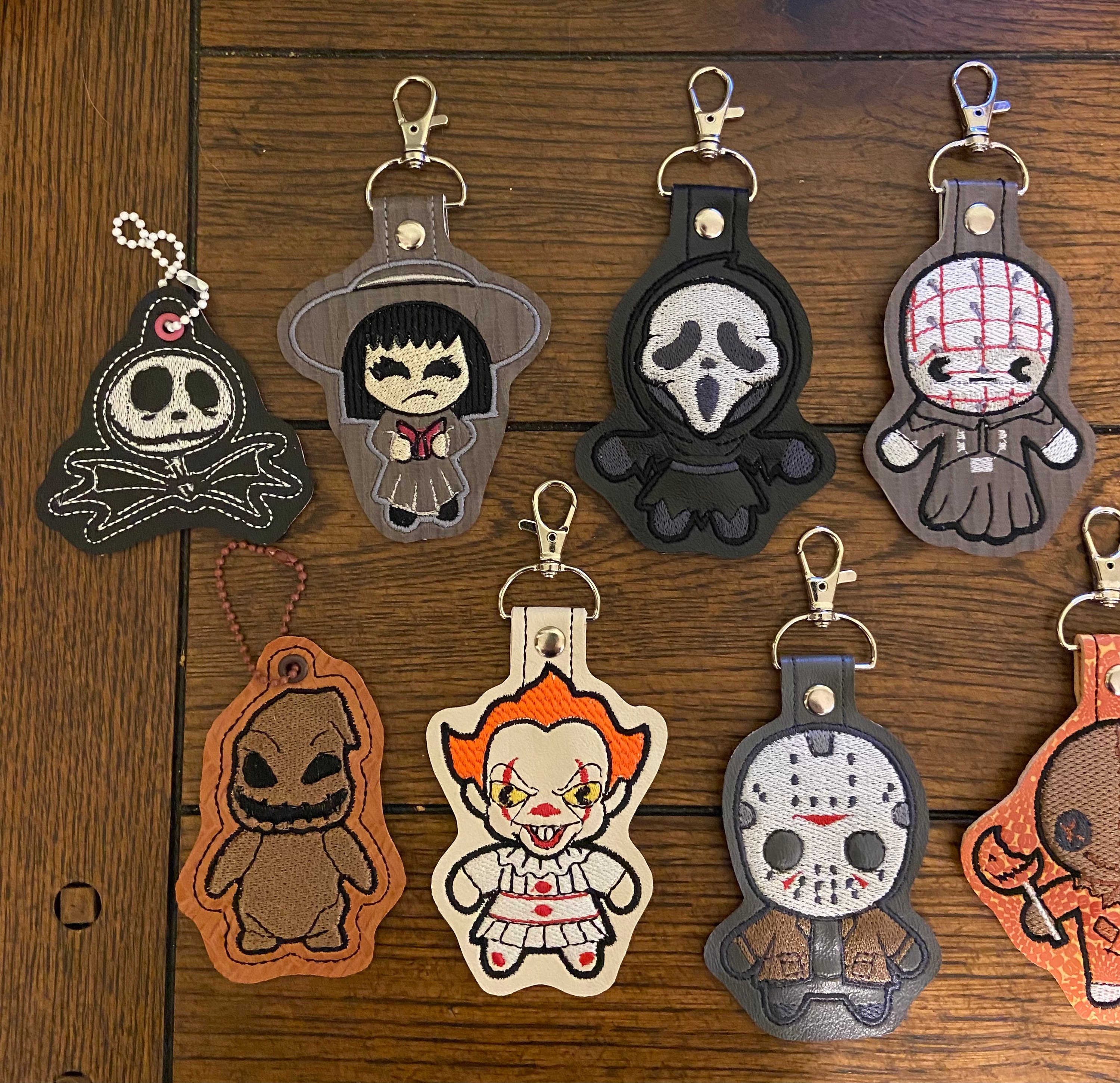 Horror Character Keychains - Etsy