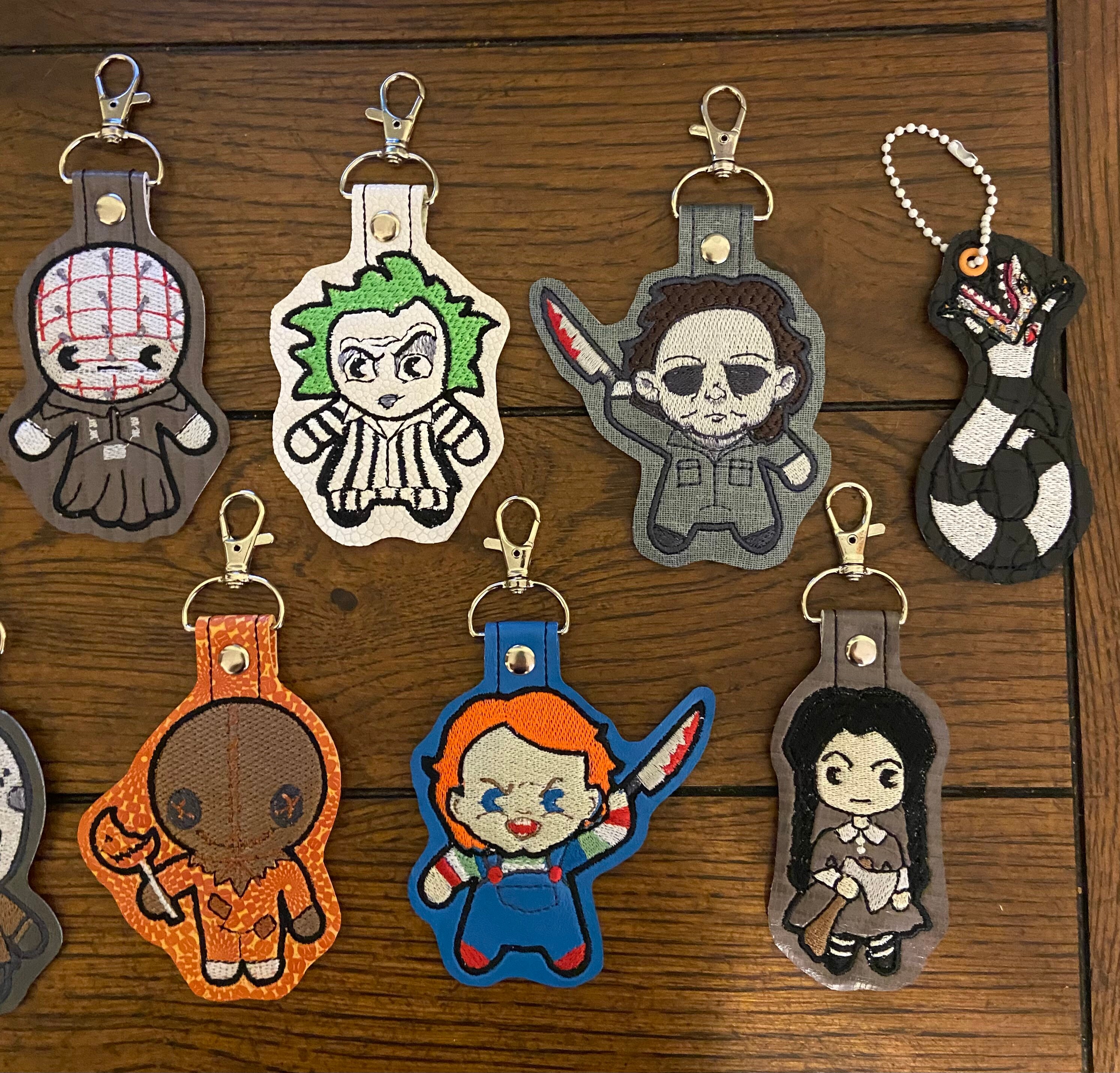 Horror Character Keychains - Etsy