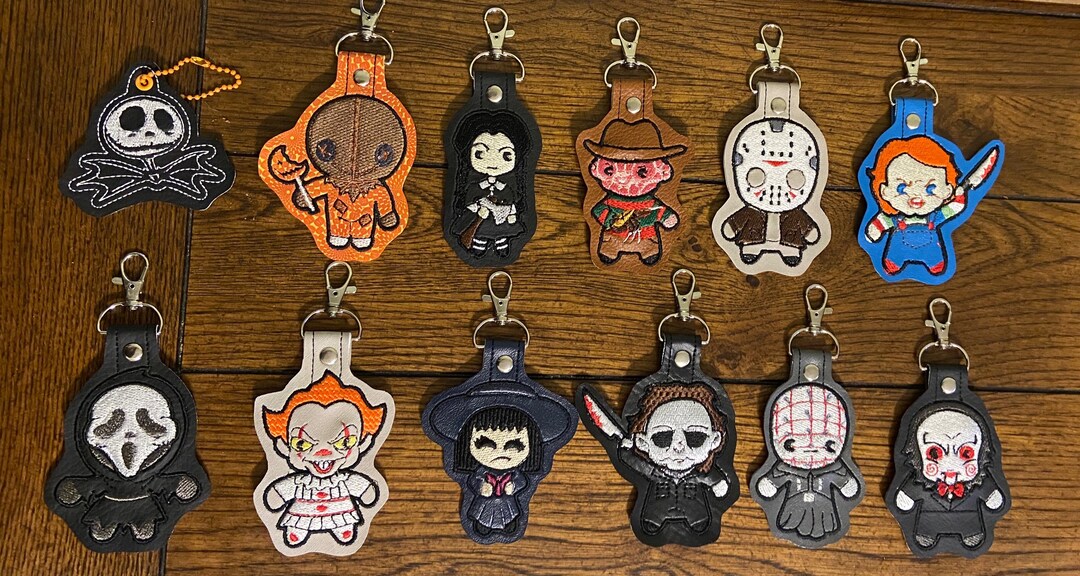 Horror Character Keychains - Etsy