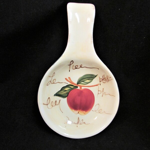 Apple Spoon Rest - Etsy