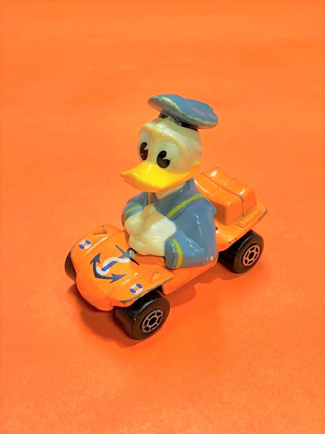 Vintage DONALD DUCK Toy CAR Disney 1979 - Etsy