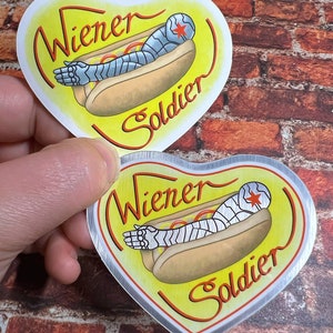 Wiener Soldier Sticker - Etsy