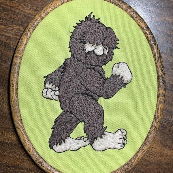 Sasquatch Embroidery - Etsy