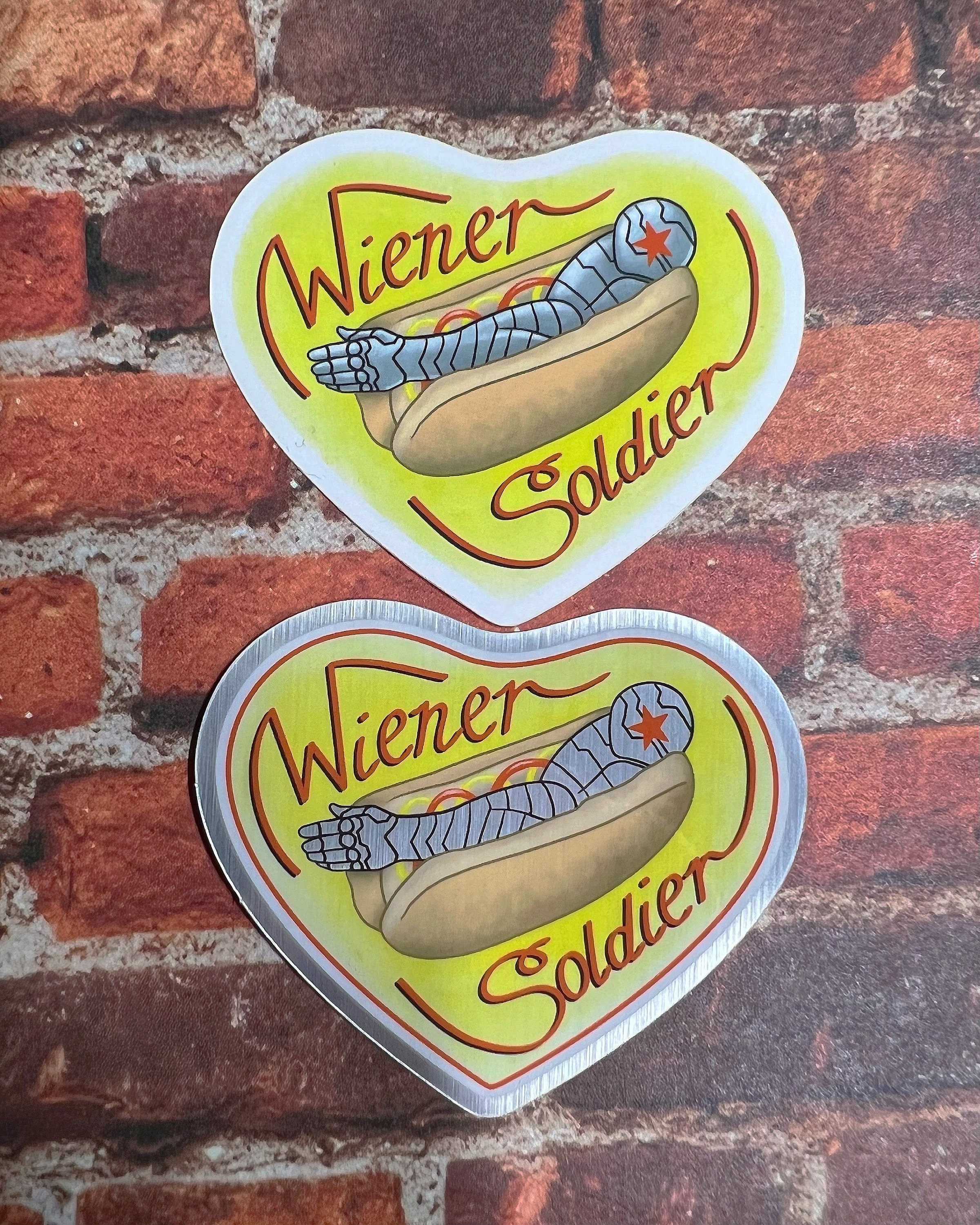 Wiener Soldier Sticker | Etsy