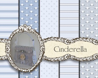 Blue Digital Paper Baby Digital Paper Pastel Digital Paper | Etsy