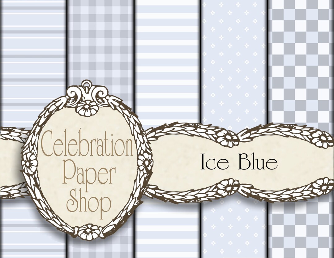 Blue Digital Paper, Printable Paper, Digital Download, Baby Boy Digital ...
