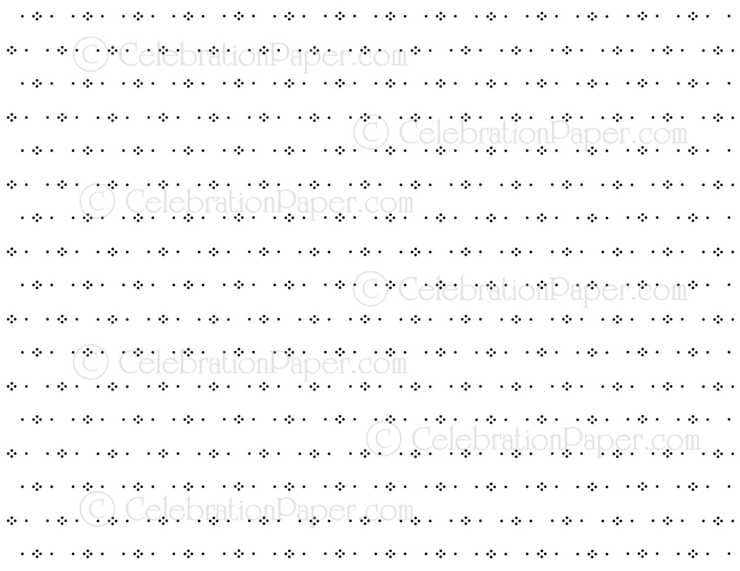 Black and White Digital Paper, Scrapbook Paper, Digital Download for ...