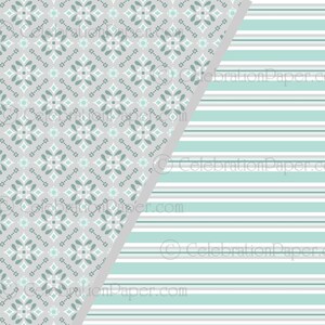 Teal Digital Paper, Turquoise Striped Digital Paper, Digital Background ...
