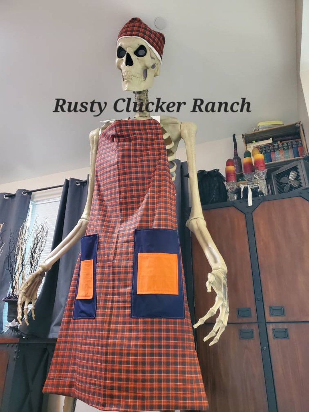 12 Ft. Skelton Apron Custom apron Only Made to Order Just - Etsy