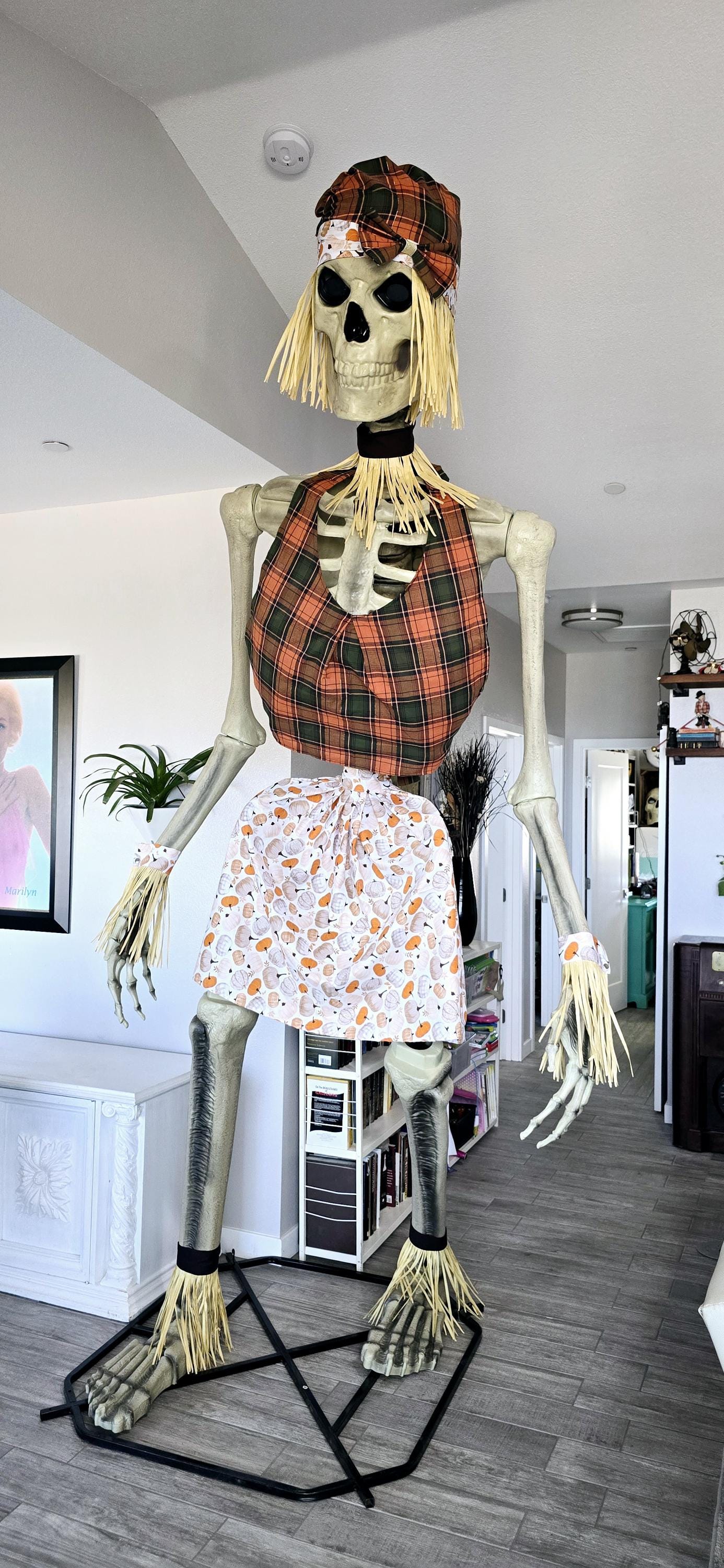 12 Ft Skeleton Scarecrow Costume!!!! (skelleton Not Included) - Etsy