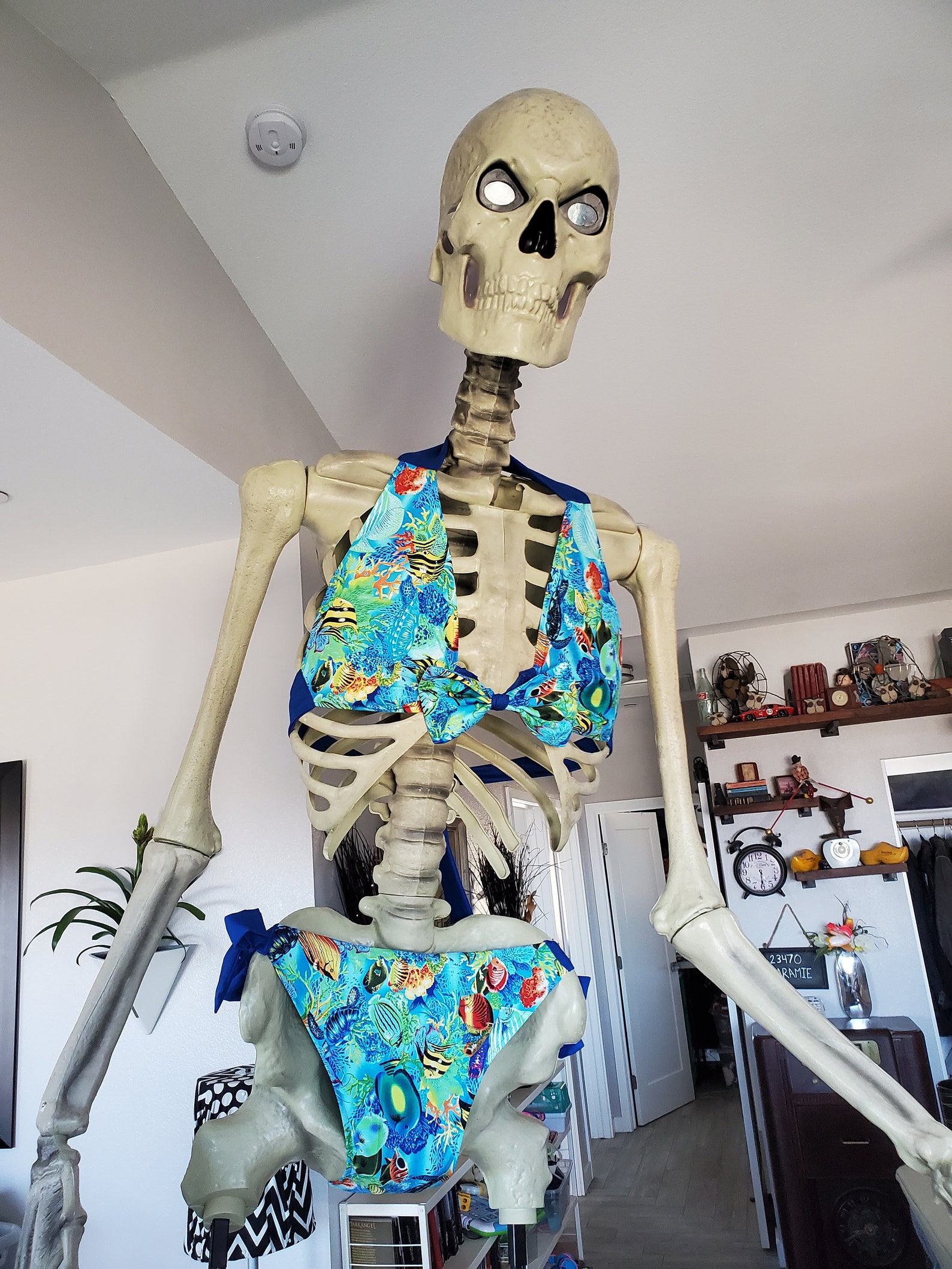 12 Ft Skeleton SWIM WEAR skeleton & Hats Not Included - Etsy